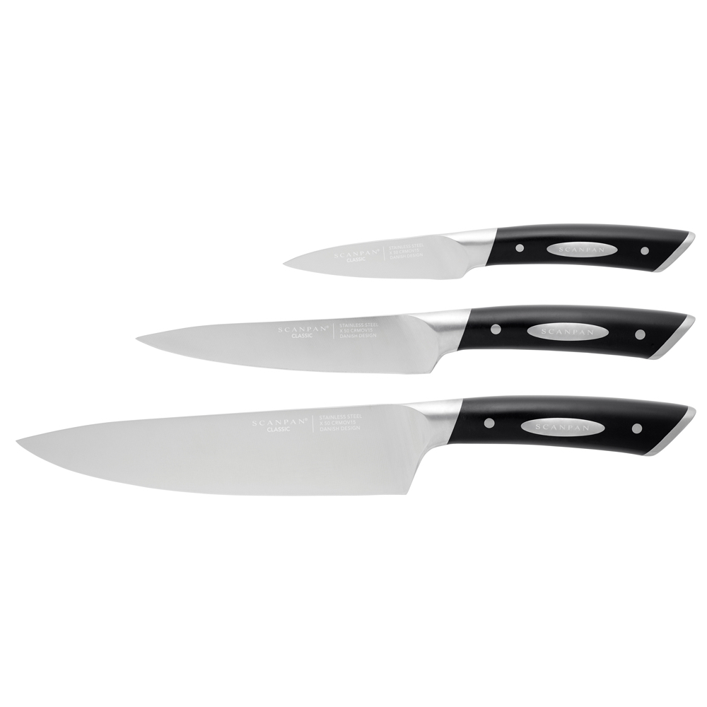 Scanpan Classic 3 Piece Knife Set – Rewards Shop Australia