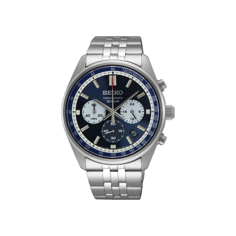 Seiko Racing Sports Men’s Chronograph Blue Watch – Rewards Shop Australia