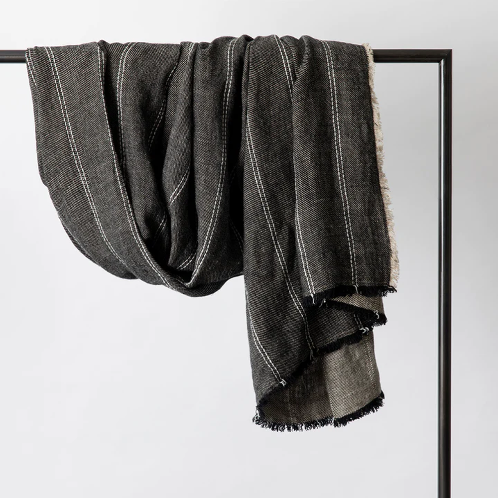 Cultiver Rafa Double Line Linen Throw – Rewards Shop Australia